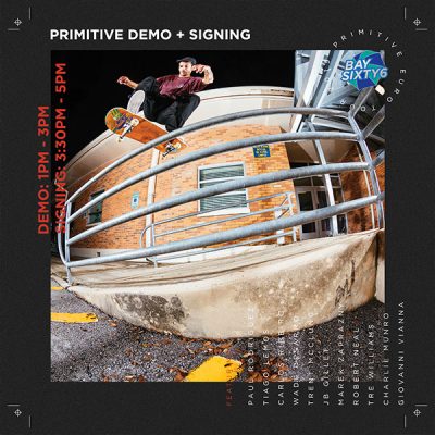 Sat 3rd August – Primitive Demo – Nineteen76 Distribution